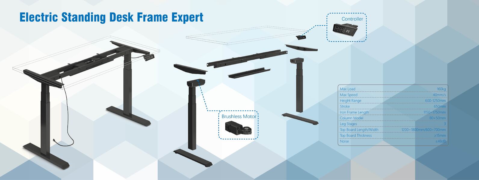 Online Electric Standing Desk factory - Smart Office Solution ...