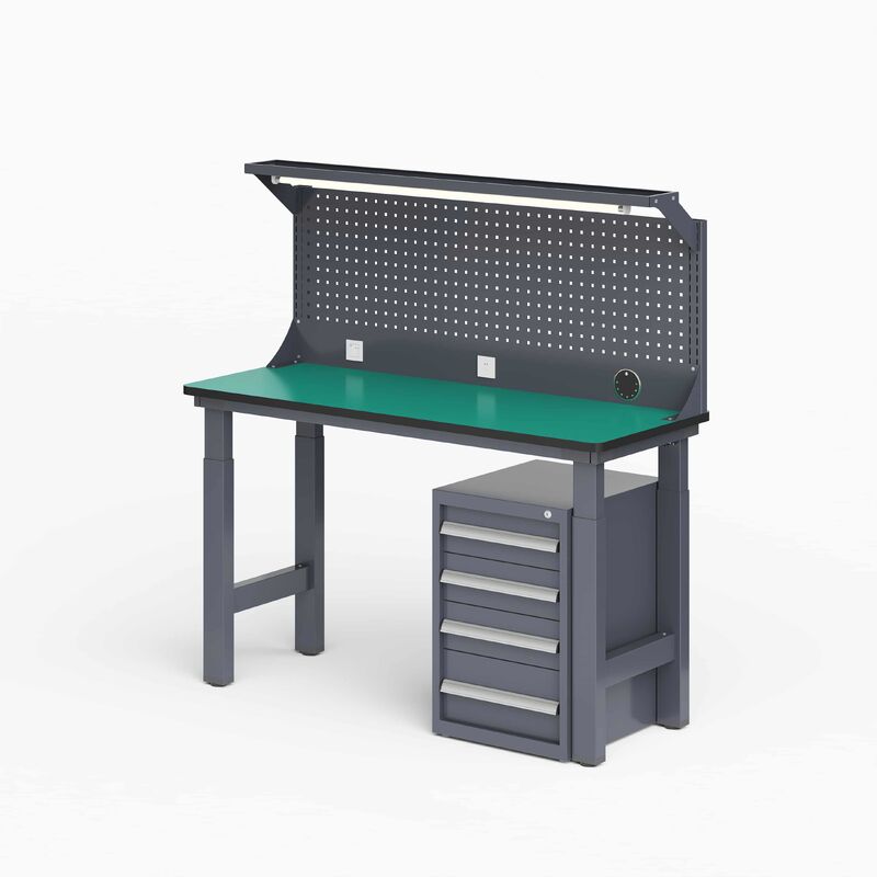 Dual-Motor Electric Workbench Frame - 200KG Load Capacity